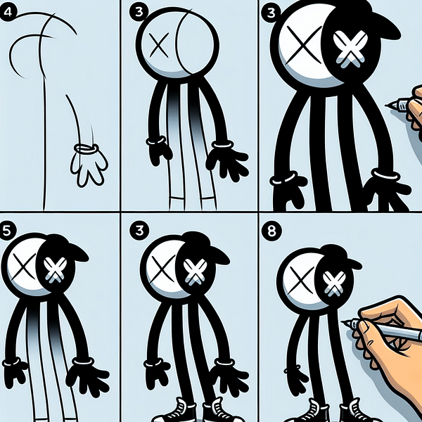 Kaws Drawings And Sketches Kaws Art