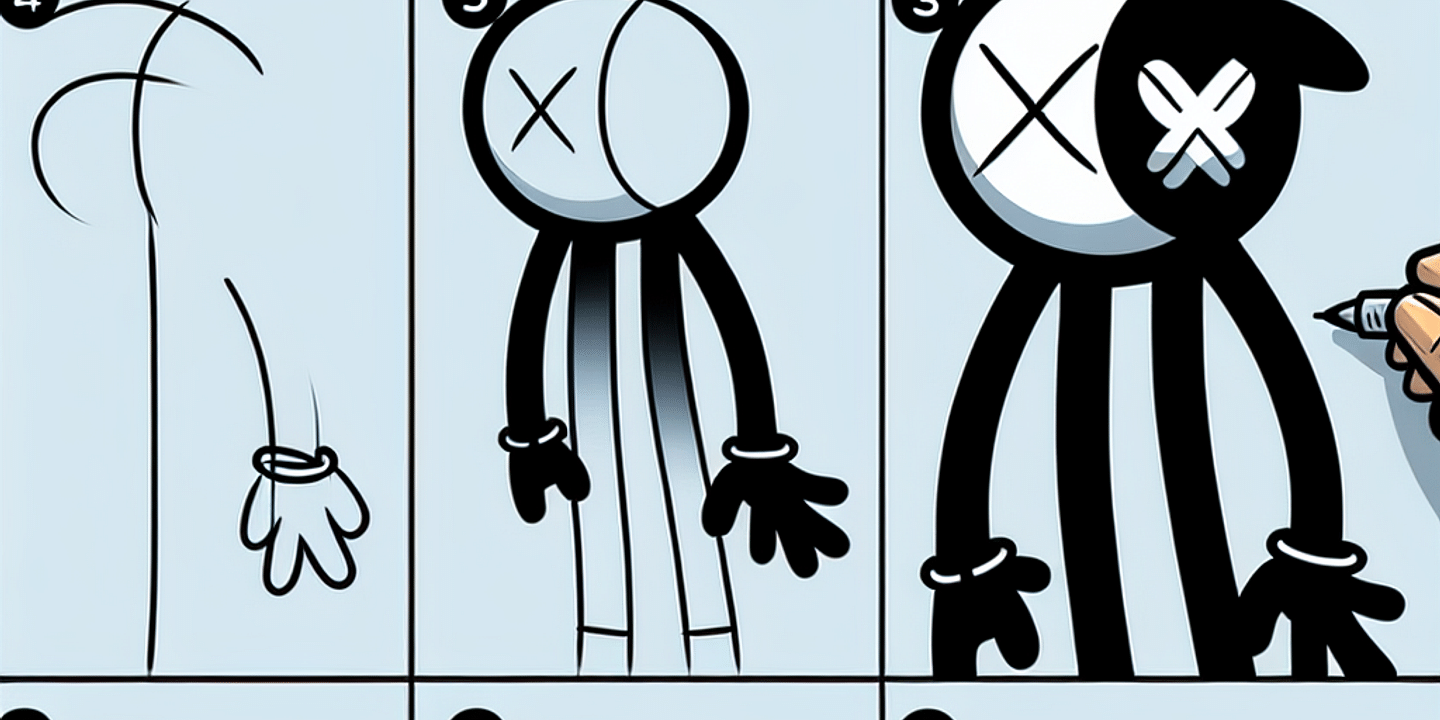 Step-by-Step: How to Draw Kaws Characters for Beginners
